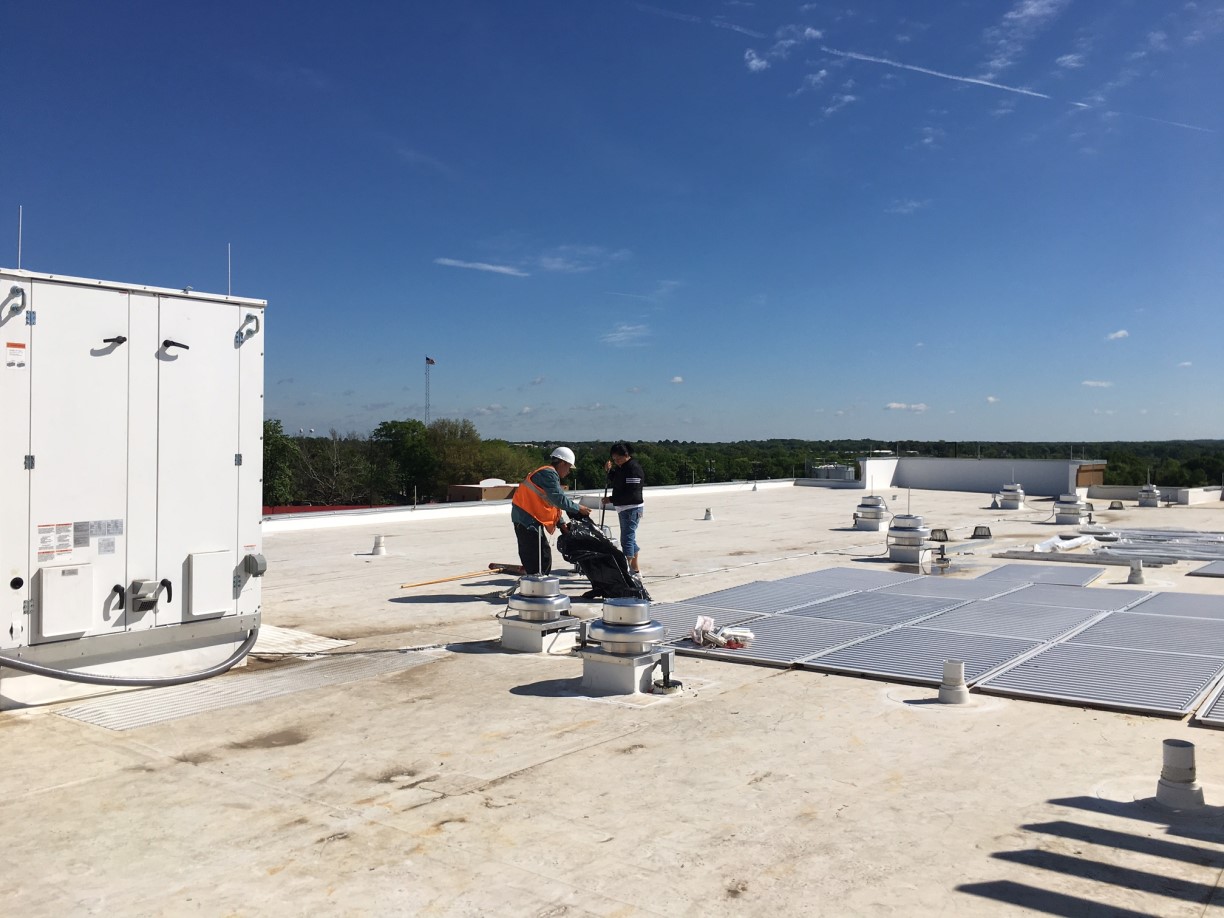 Hotel Marriott Roof Post Construction Cleaning in Van, TX | Grubbs ...