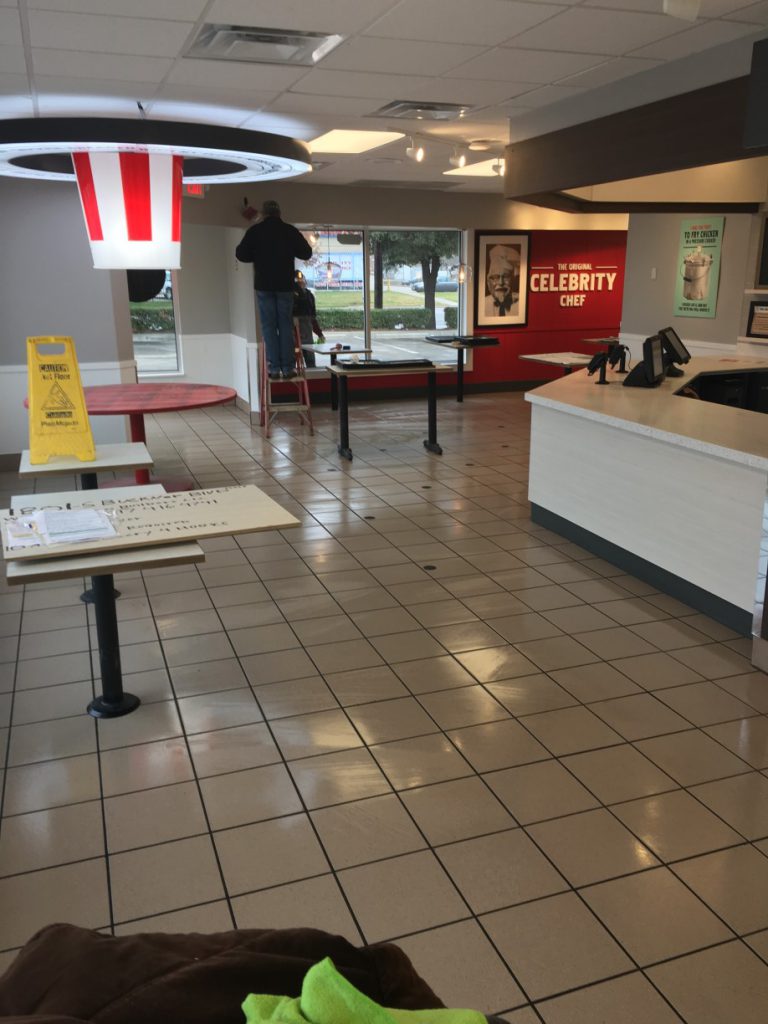 KFC Fast Food Restaurant Post Construction Cleaning in Dallas, TX 015 ...