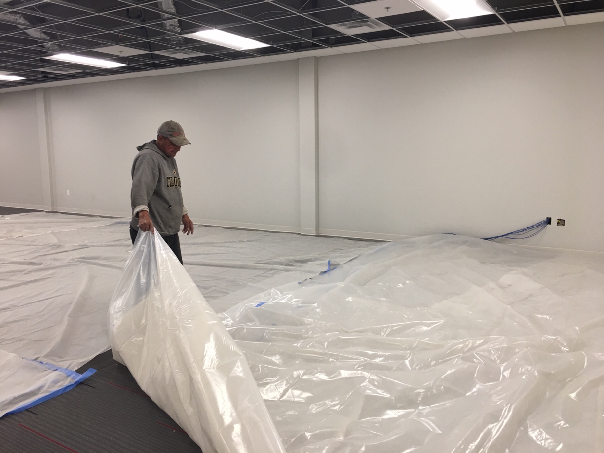 Large Retail Mall Store Rough Post Construction Clean Up in Dallas, TX ...