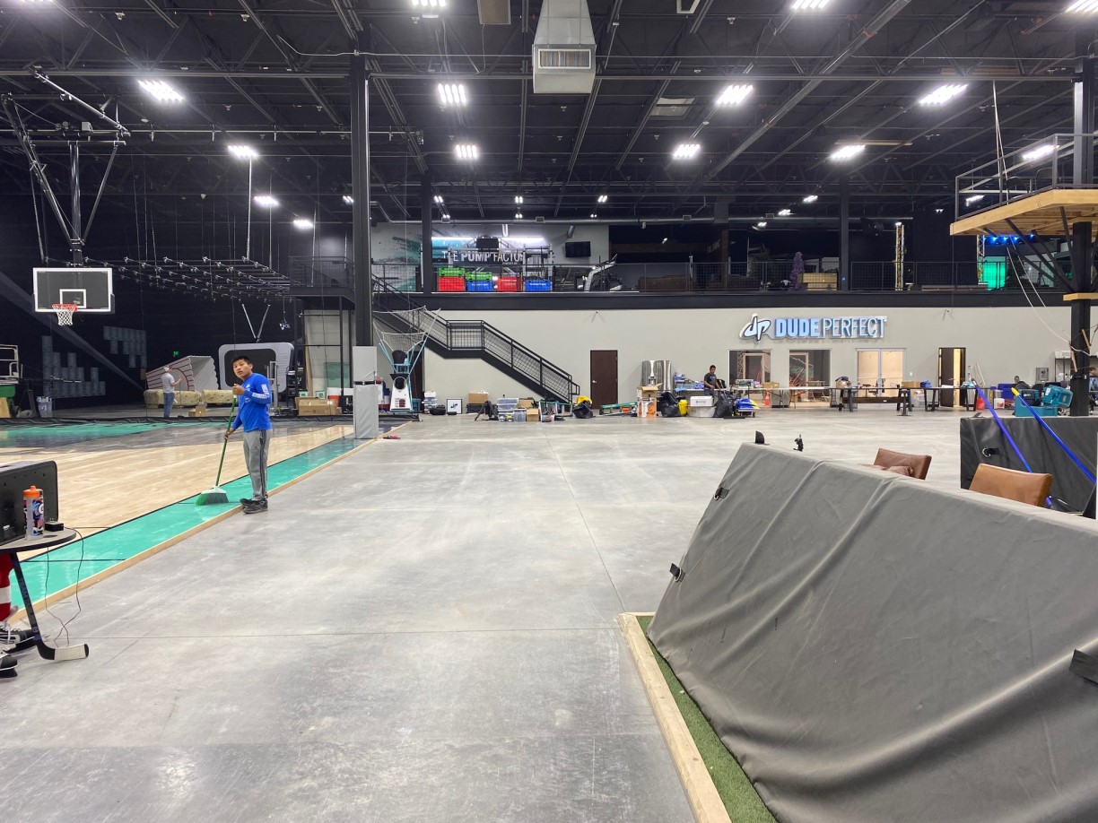 Dude Perfect Warehouse – Post Construction Clean Up in Lewisville, TX ...