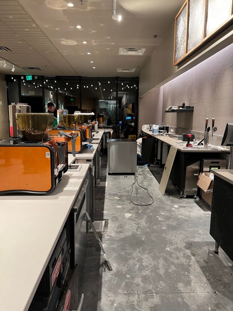Starbucks Coffee Post Construction Cleaning at Preston Stonebrook ...