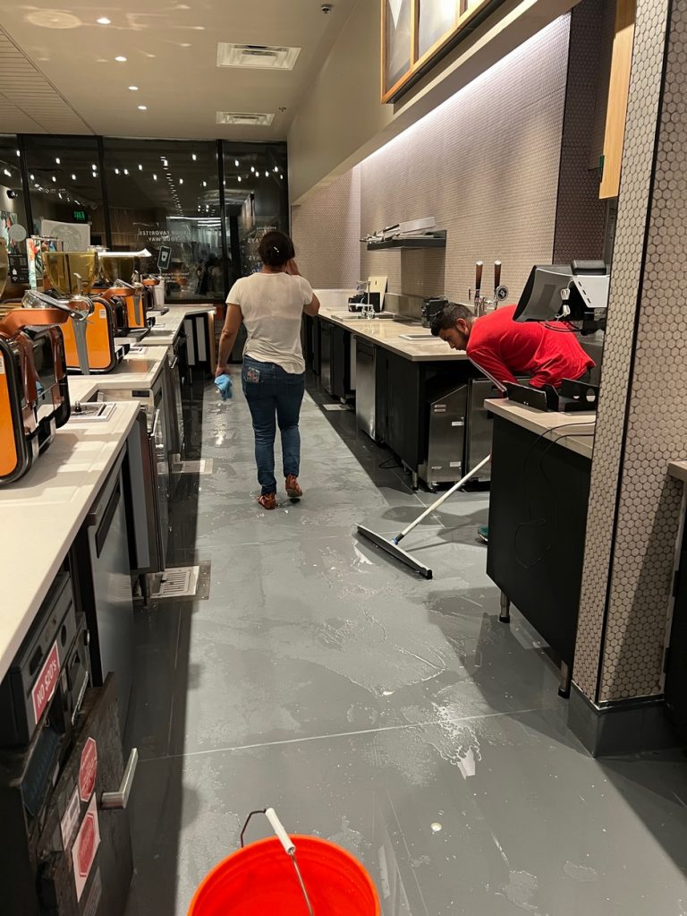 Starbucks Coffee Post Construction Cleaning at Preston Stonebrook ...
