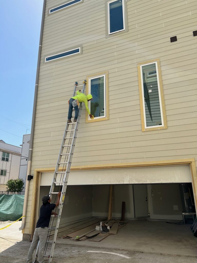 Exterior Windows Cleaning Townhome Complex in Dallas, TX