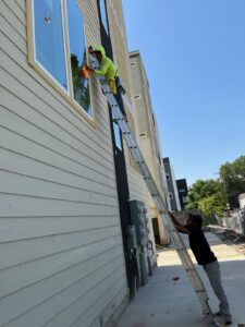 Exterior Windows Cleaning Townhome Complex in Dallas, TX